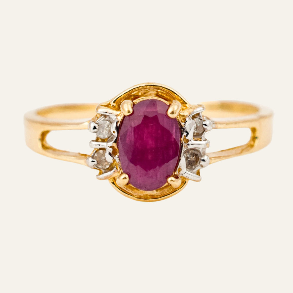 Regal Ruby and Diamond Ring – Folklor