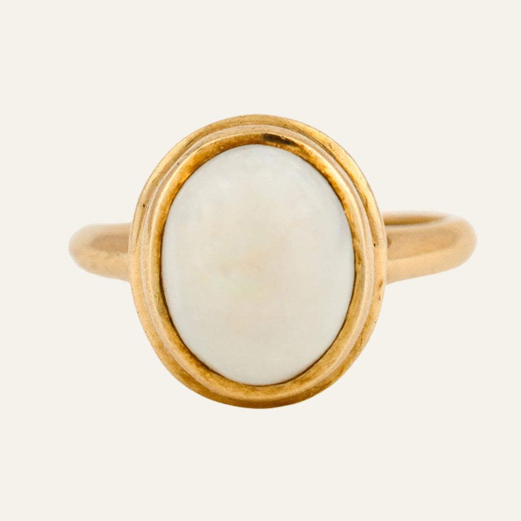 Bezel Set Opal Ring – Folklor