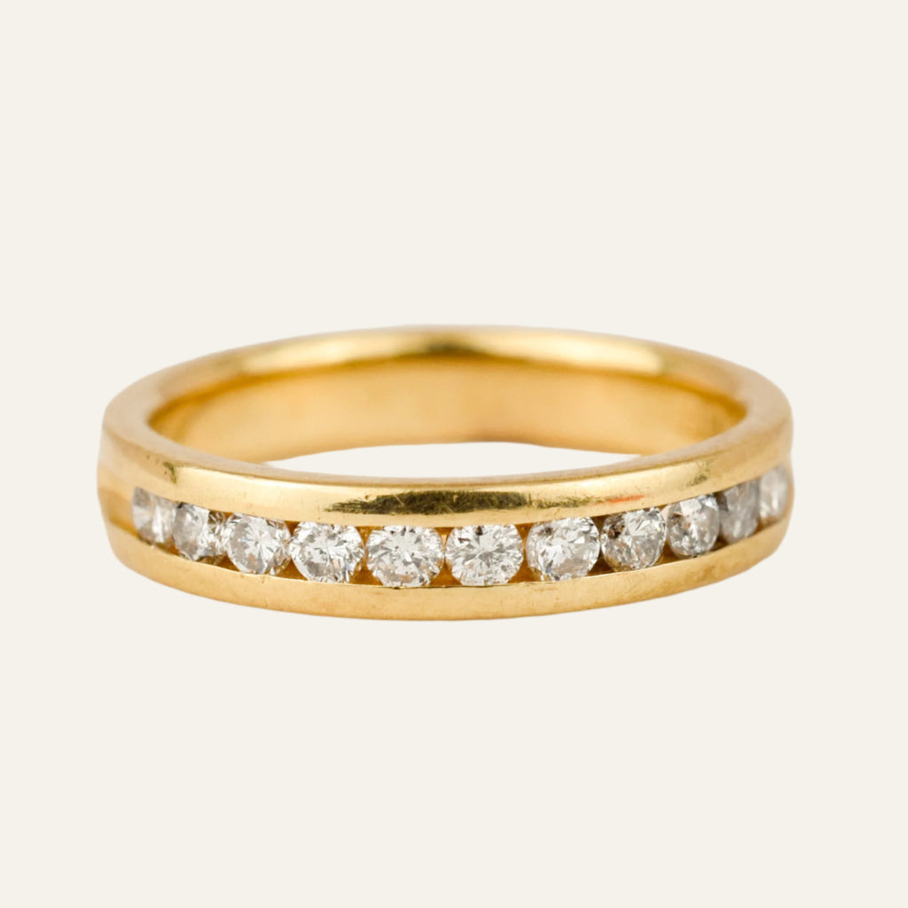 Channel Set Diamond Pinky Ring – Folklor
