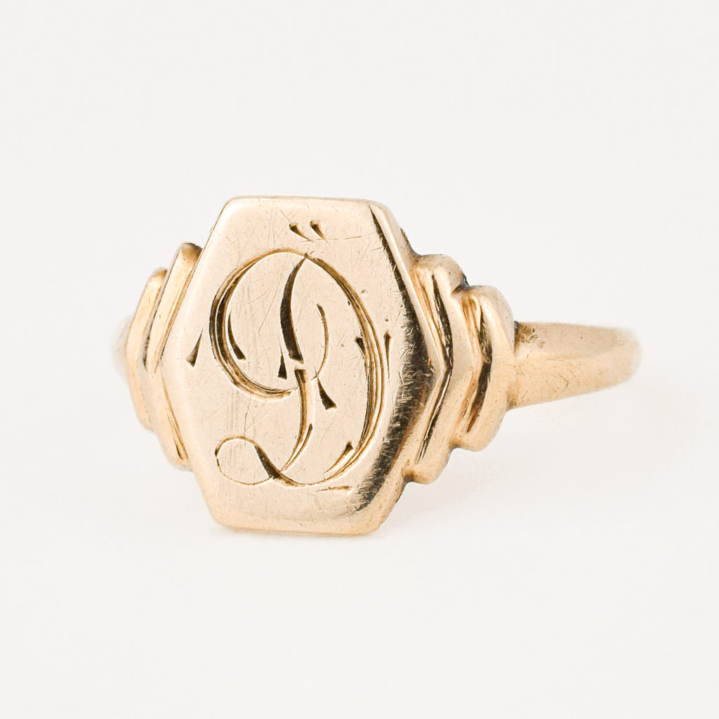 'D' Signet Ring – Folklor