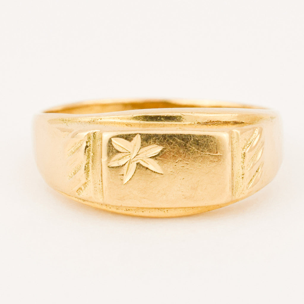 Rectangular Blank Signet Ring – Folklor